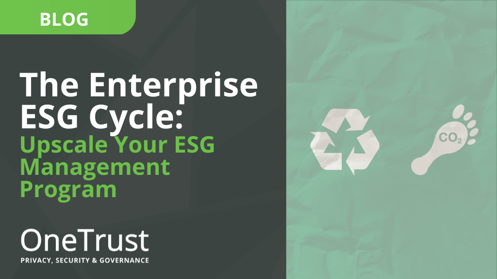 ESG管理:企业ESG周期|博客| OneTrust - 乐动体育活动a